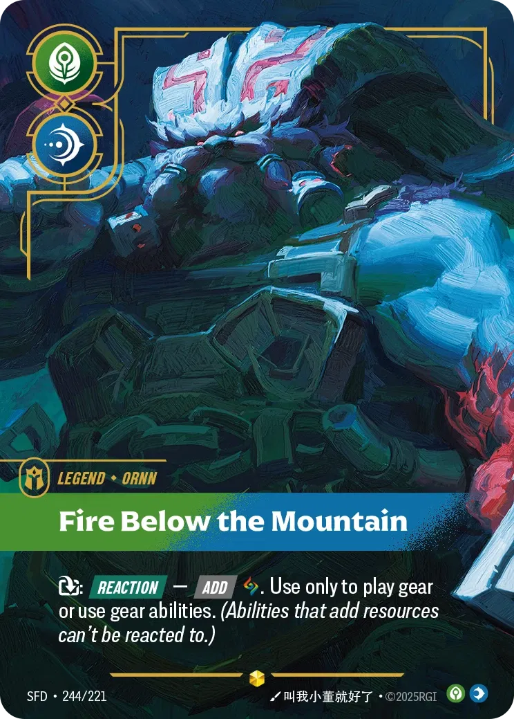 Ornn Fire Below the Mountain SFD-244 – Planeta TCG